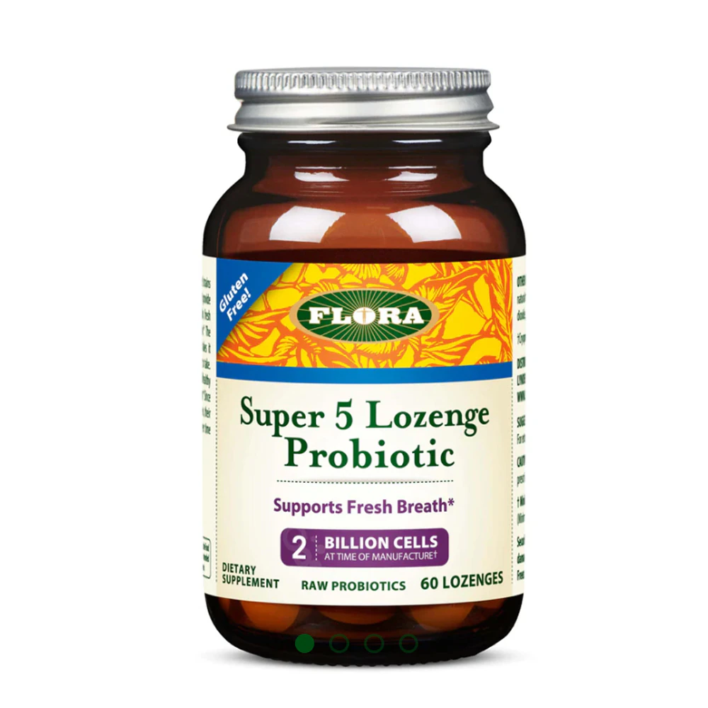 Flora Super 5 Lozenge Probiotic - 2 Billion Cells - 60 Lozenges ...
