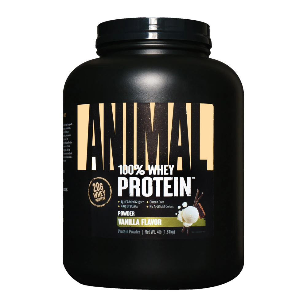 Animal 100% Whey Protein Classic Vanilla - 4 Lbs - Discount Vitamins ...