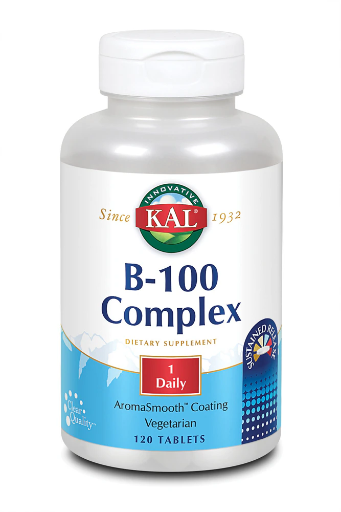 Kal B-100 Complex - 100 Mg - 120 Tablets - Discount Vitamins ...