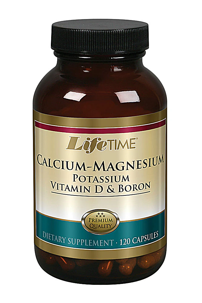Lifetime Calcium-Magnesuim Potassium Vitamin D And Boron - 120 Capsules ...