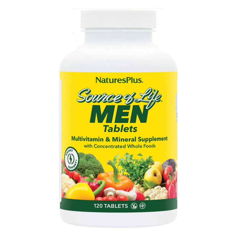 NaturesPlus Source Of Life Men Multivitamin And Mineral Supplement ...
