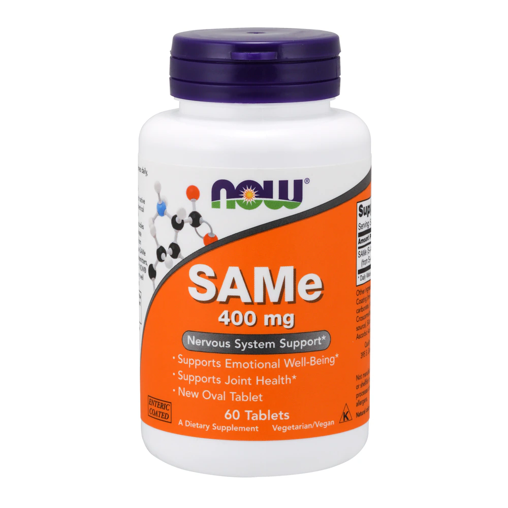 NOW SAMe Nervous System Support - 400 Mg - 60 Tablets - Discount ...