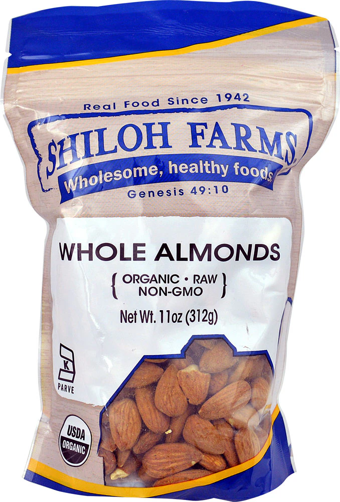 Shiloh Farms Organic Whole Almonds - 11 Oz - Discount Vitamins ...
