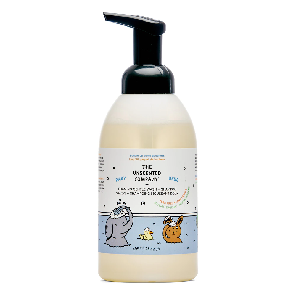 The Unscented Company Gentle Baby Wash + Shampoo Unscented - 18.6 Fl Oz ...