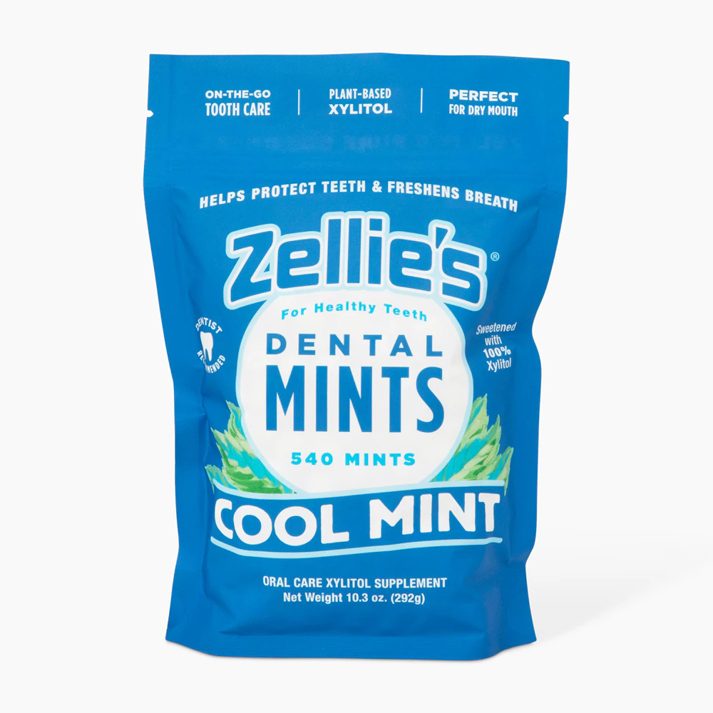 Zellie's Xylitol Dental Mints Sugar-Free Cool Mint - 540 Mints ...