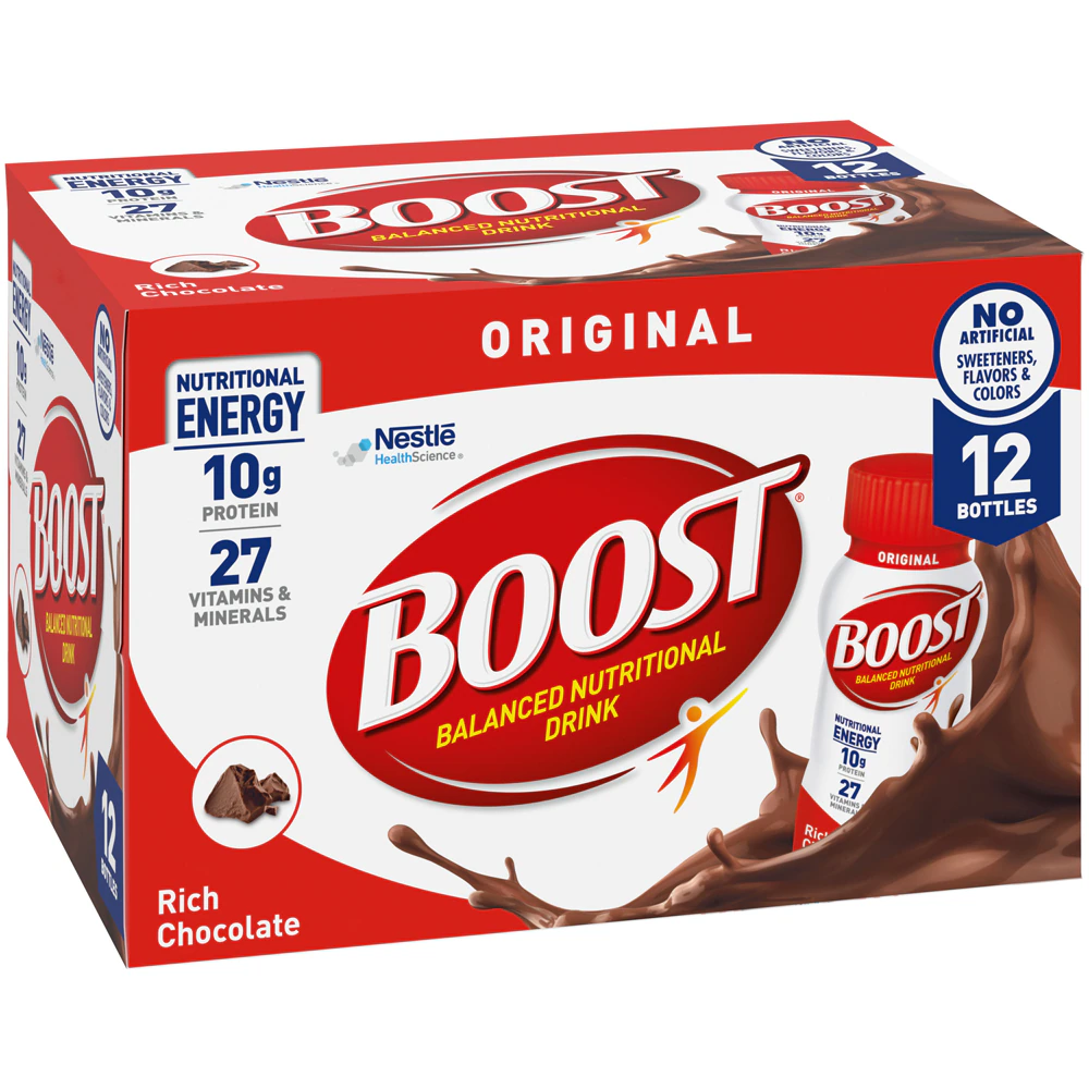 BOOST Glucose Control Nutritional Drink Protein Shakes Rich Chocolate ...